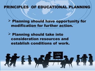 education 230 FOUNDATION OF EDUCATIONAL PLANNING | PPTX