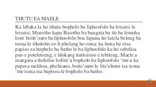 Maeele ka liphoofolo tse hlaha.pptx