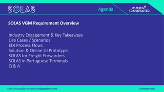 MAEIL Presentation - solas convention | PPTX