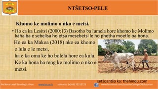Maele ka khomo | PPTX