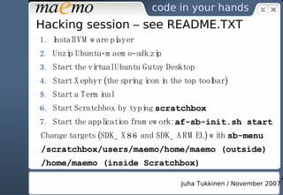 Maemo Development Environment | PPT | Programming Languages | Computing
