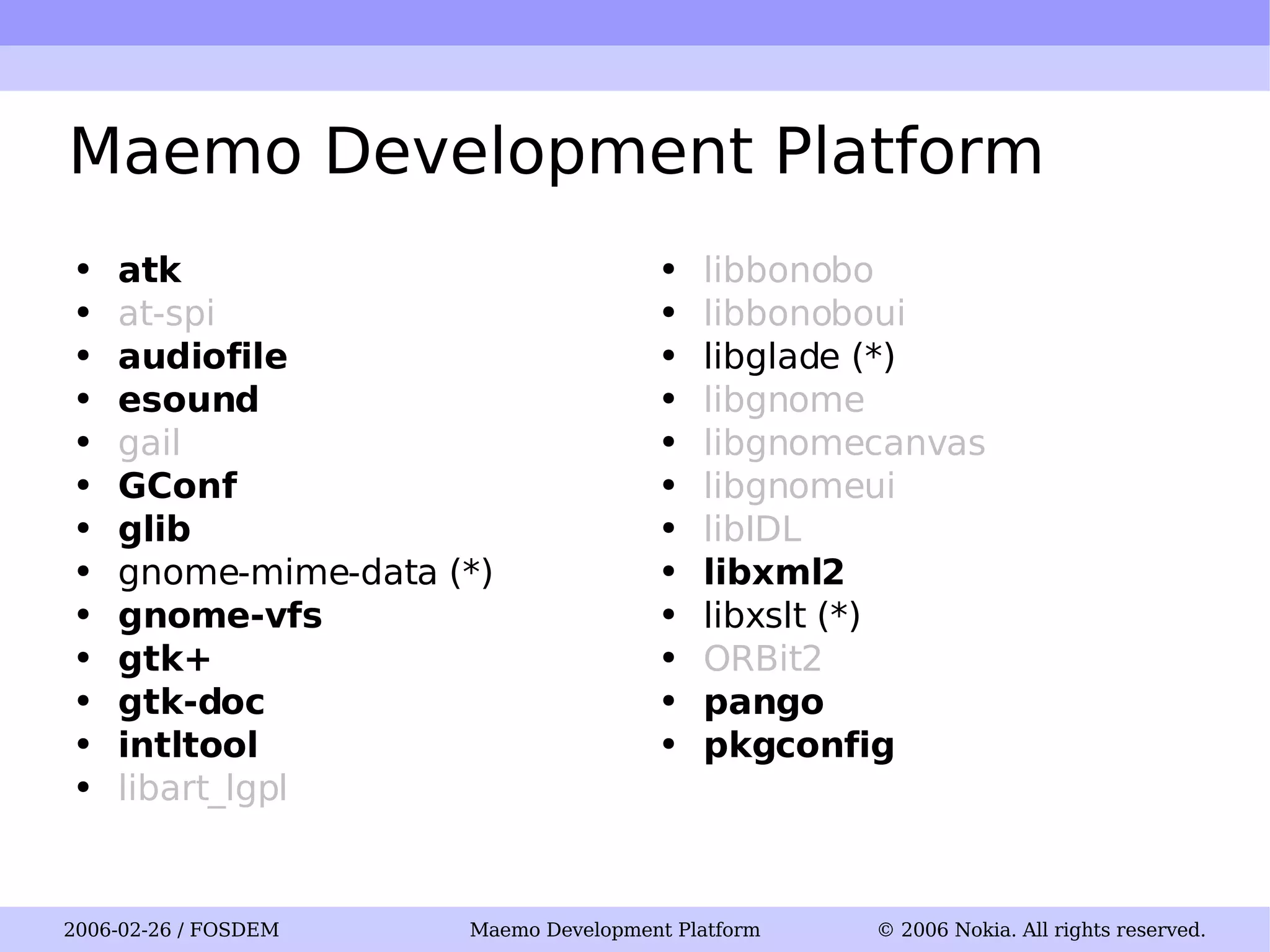 Maemo Development Platform | PPT