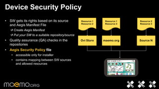 Maemo 6 Platform Security | PPT