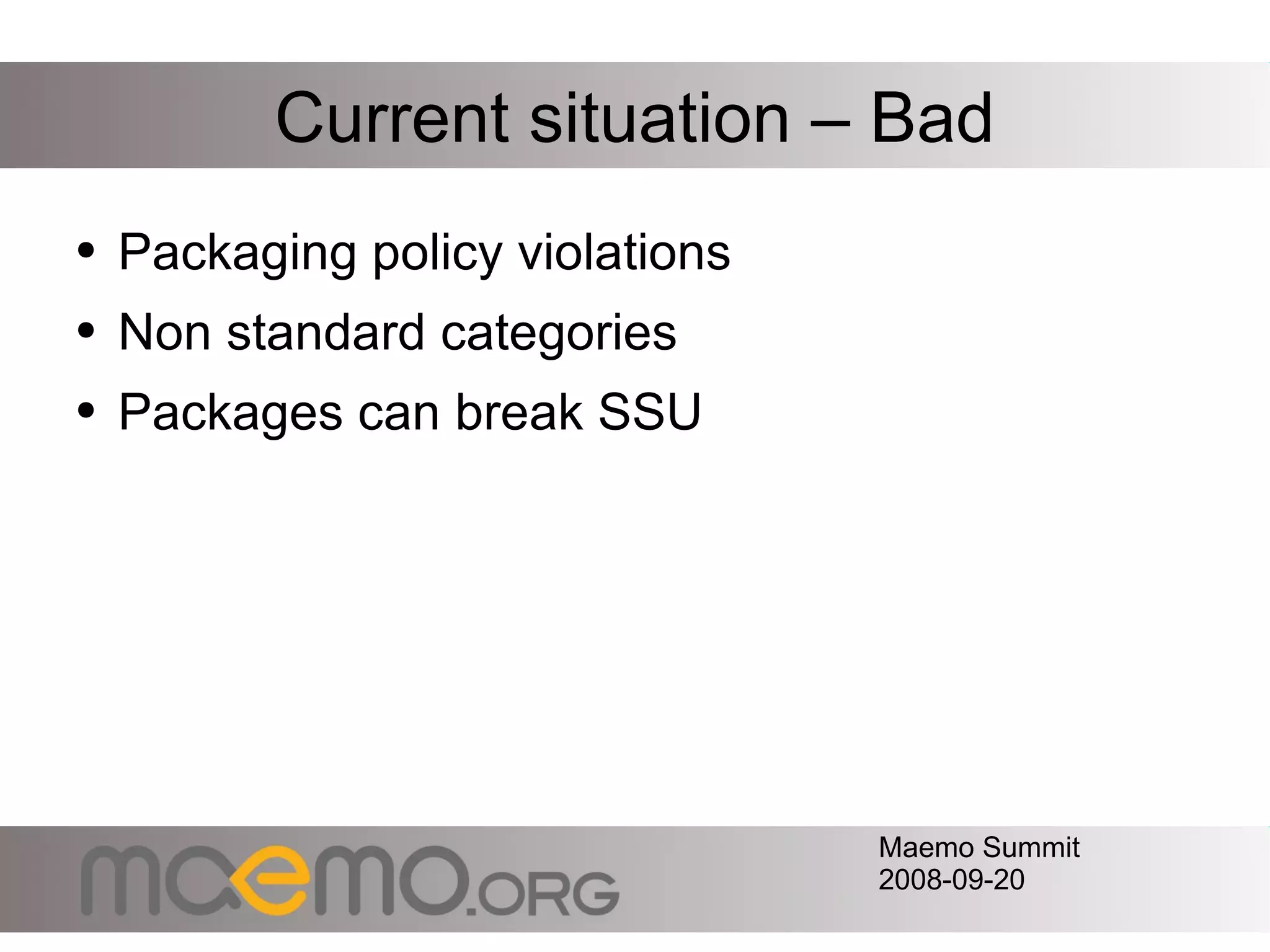 Maemo Extras Future | PPT