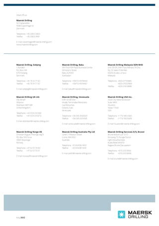 Maersk rig fleet | PDF