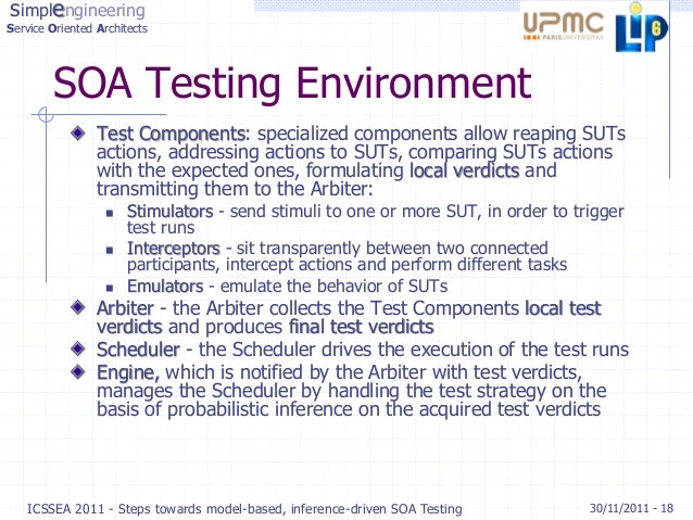 Steps towards model-based, inference-driven SOA Testing