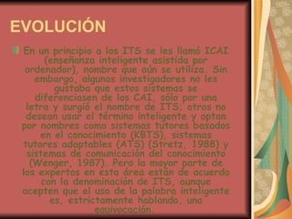 Enseñanza Asistida por computadora | PPT