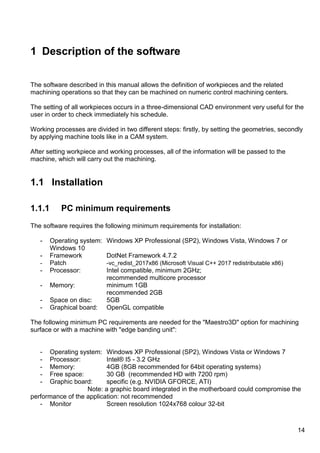 Maestro Editor - Manual CNC - Description | PDF