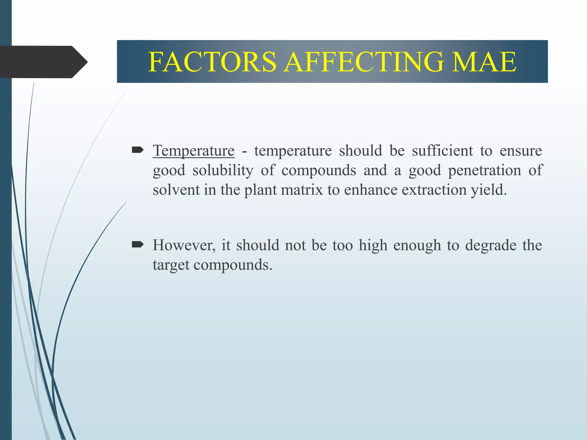 Microwave Assited Extraction (MAE) techniques of herbal drugs | PPTX