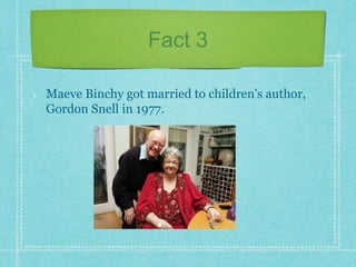 maeve binchy by sarah | PPTX