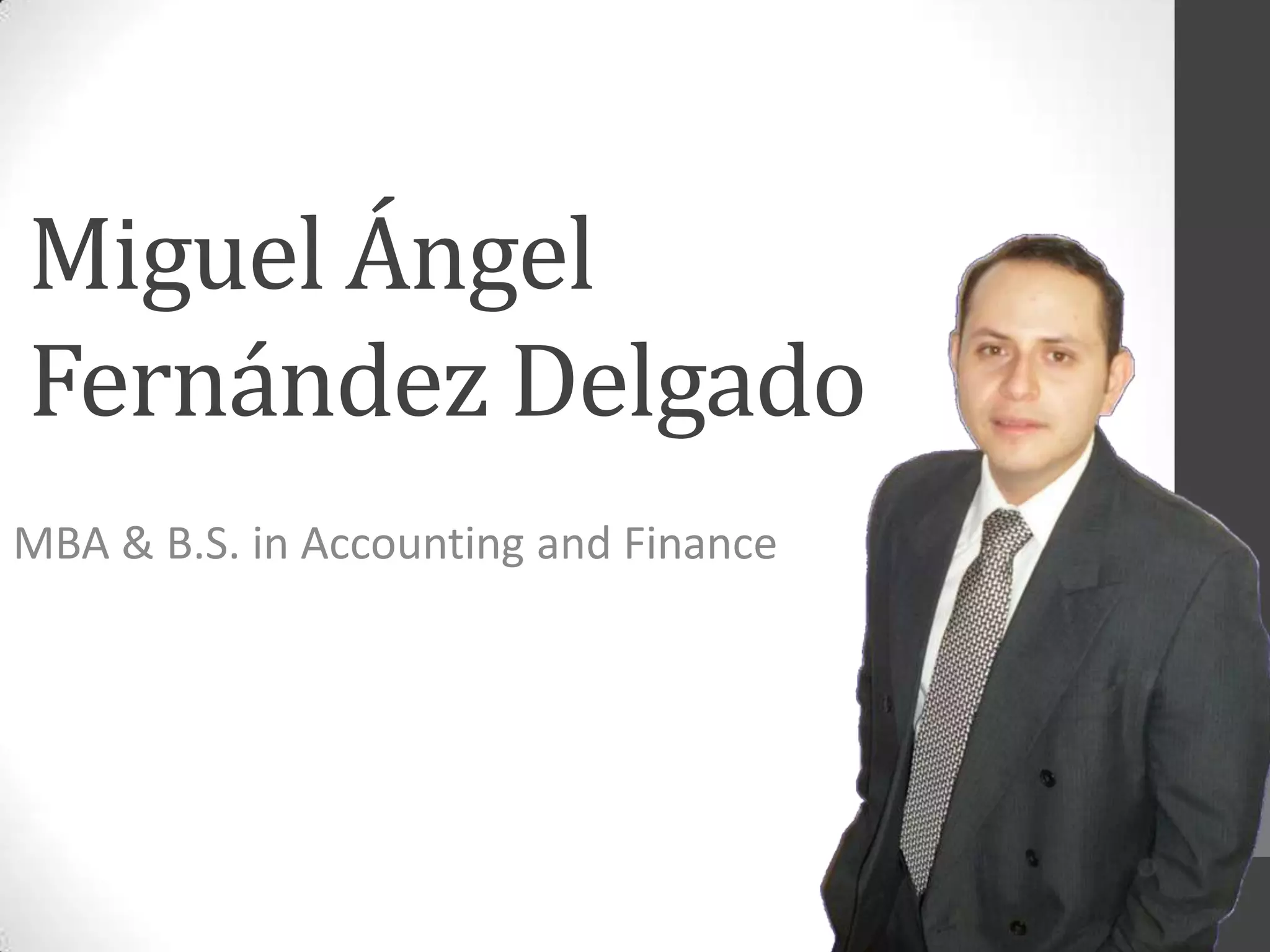 Miguel Ángel Fernández Delgado | PPT
