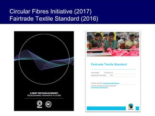 Pathways to Systems Change: Circular Fibres Initiative and Fairtrade Textile Standard Dr Matthew ...
