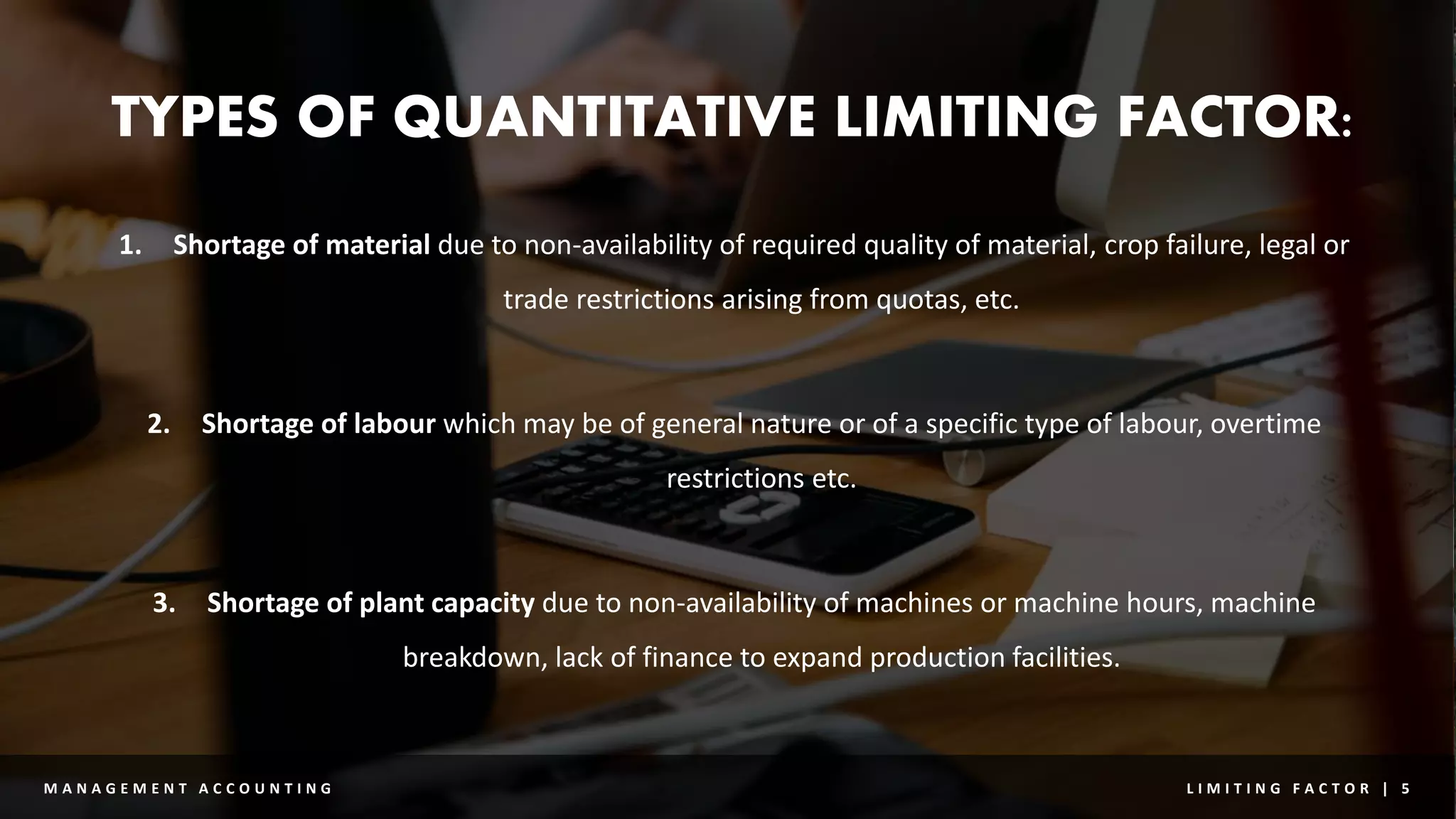 Limiting factor in decision making | PPTX