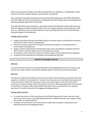 Mafi Work Plan 2013, short version (March 2013) | DOCX