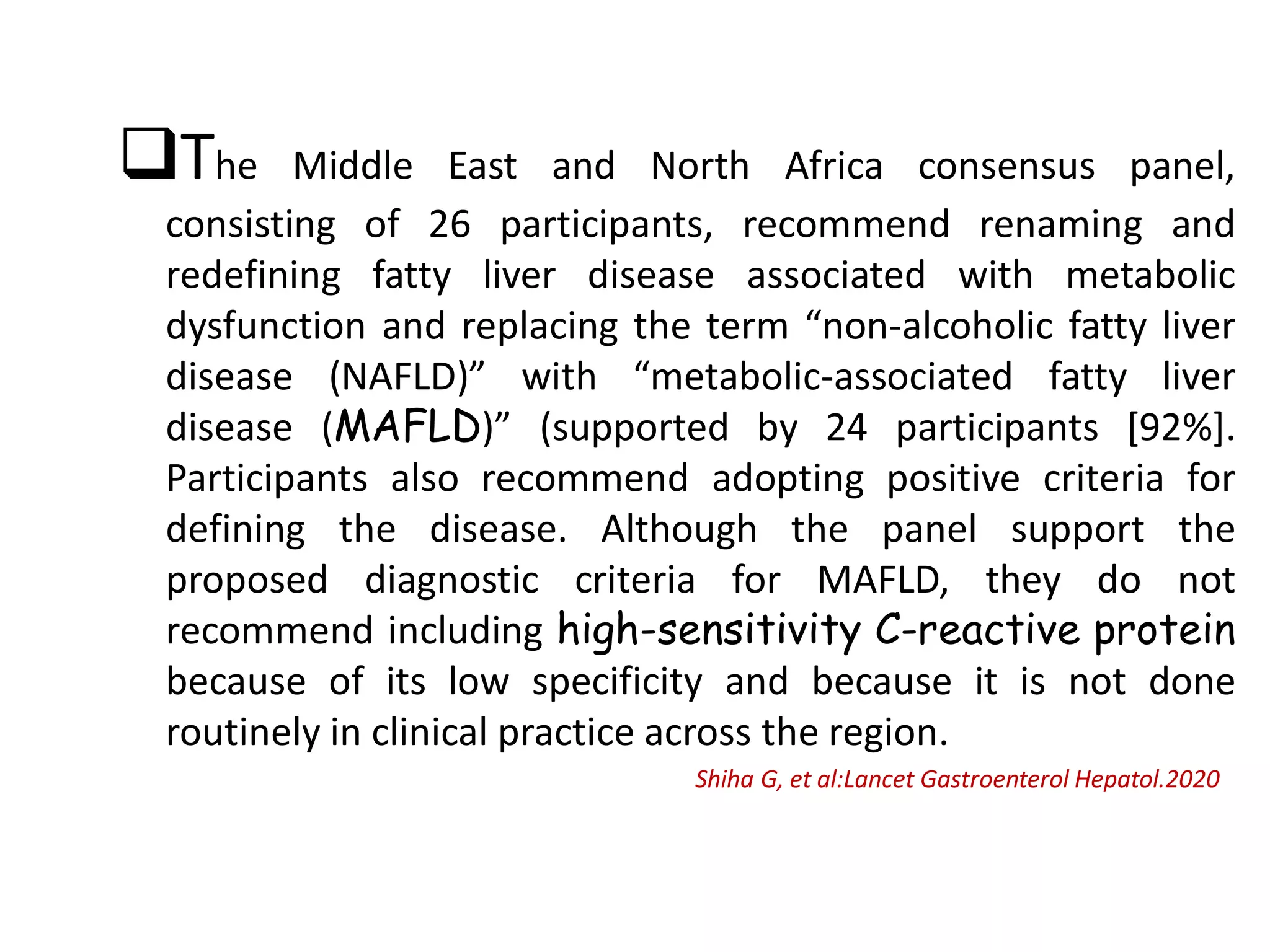 MAFLD, a new name of an old disease | PDF