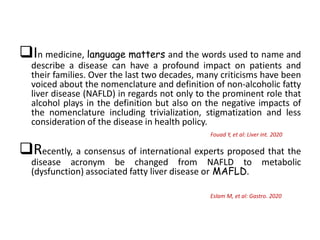 MAFLD, a new name of an old disease | PDF