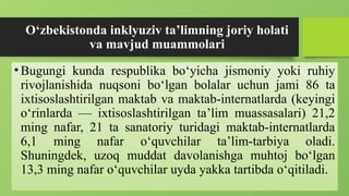 Nogironlar bor bolalar... ..... | PPTX