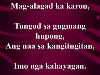 Mag-alagad Sa Ginoo.ppt