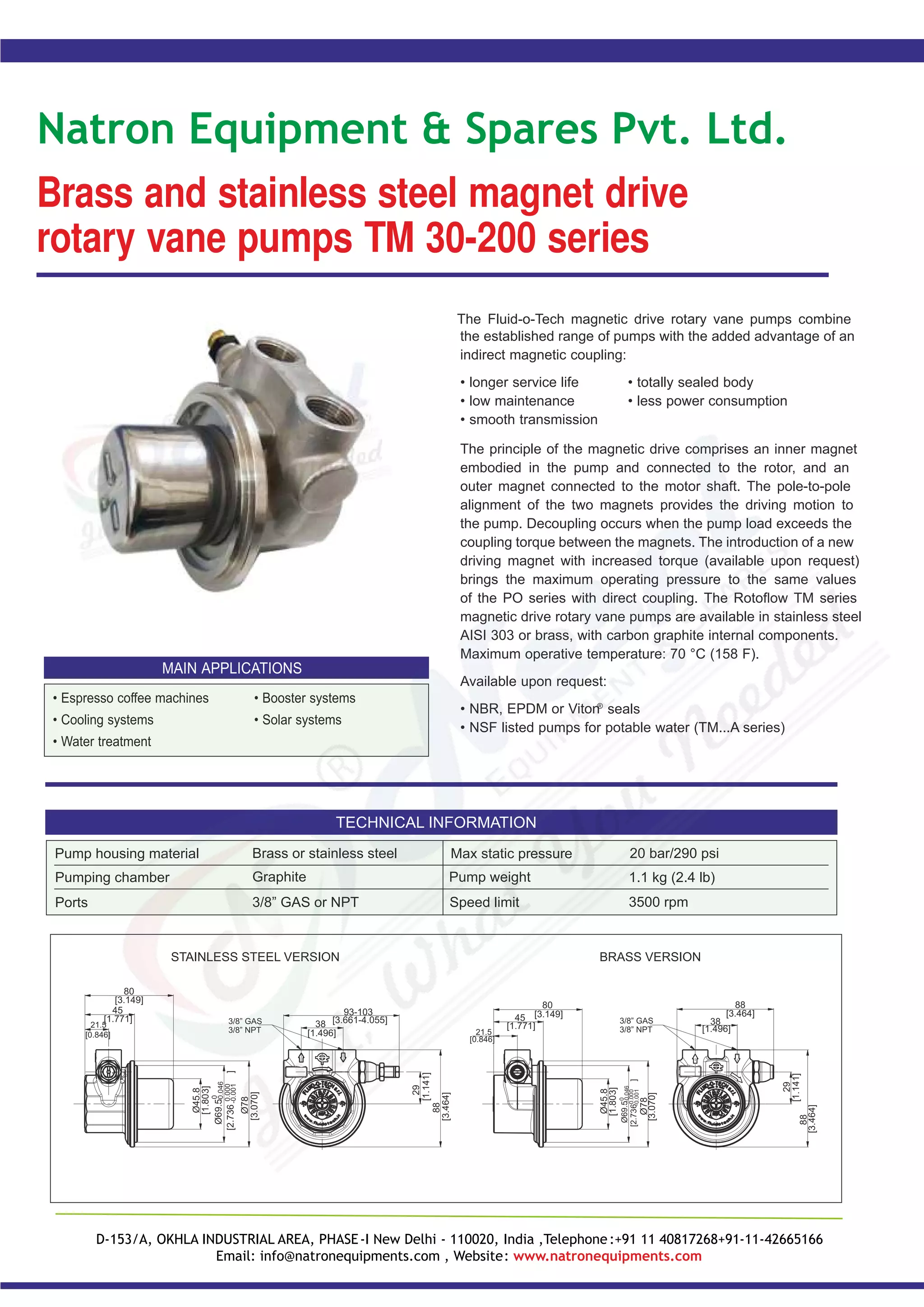 Mag drive-rotary-vane-pump | PDF
