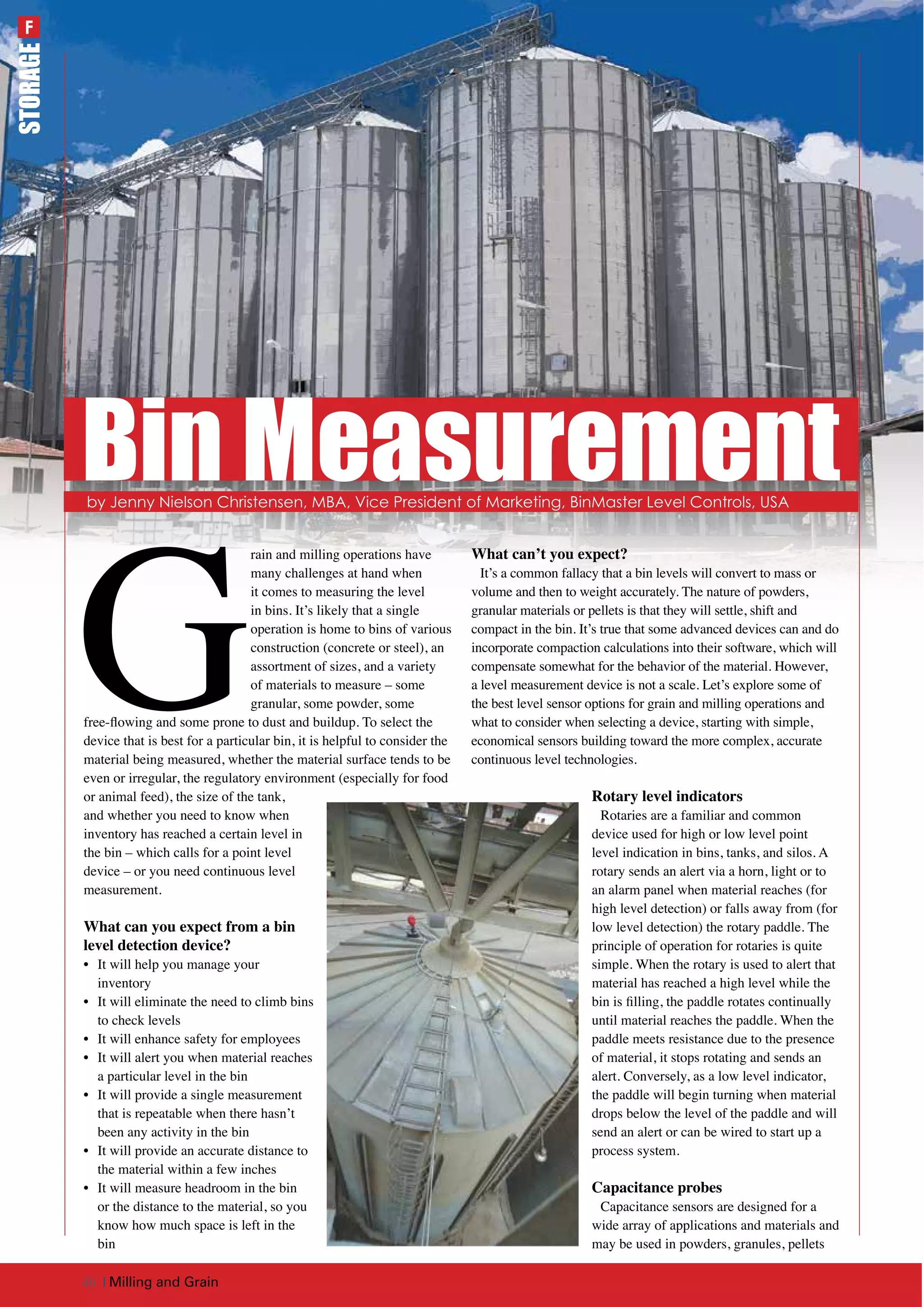 Bin Measurement | PDF