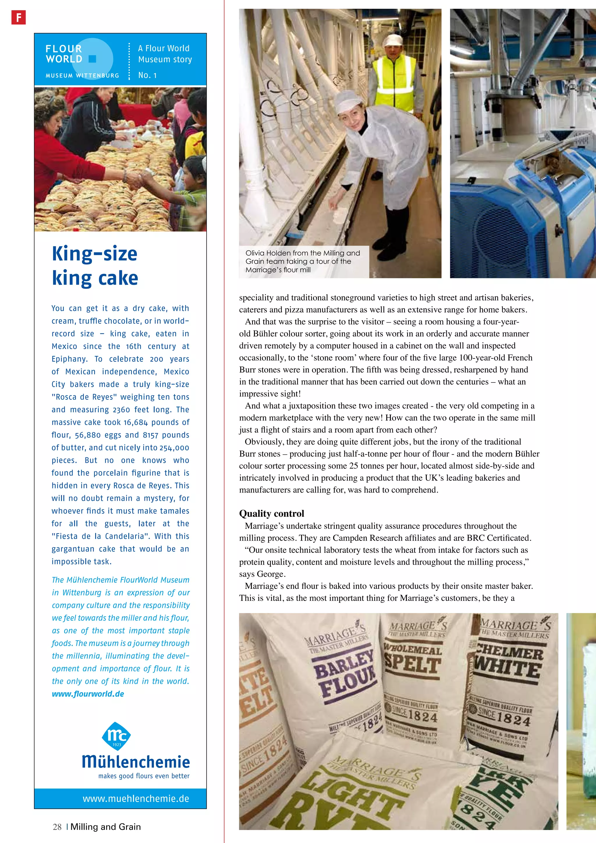 Marriage’s Mill - milling since 1824 | PDF