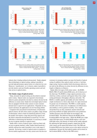At the forefront of optical sorting | PDF | Agriculture | Industries