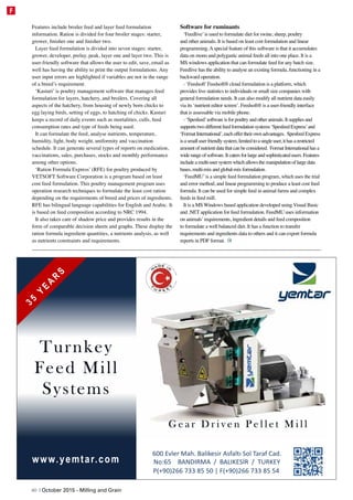 Feed formulation software - A review for ruminant, aquatic and poultry ...