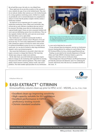 Field-Suitable rapid test documented for rice fortification | PDF