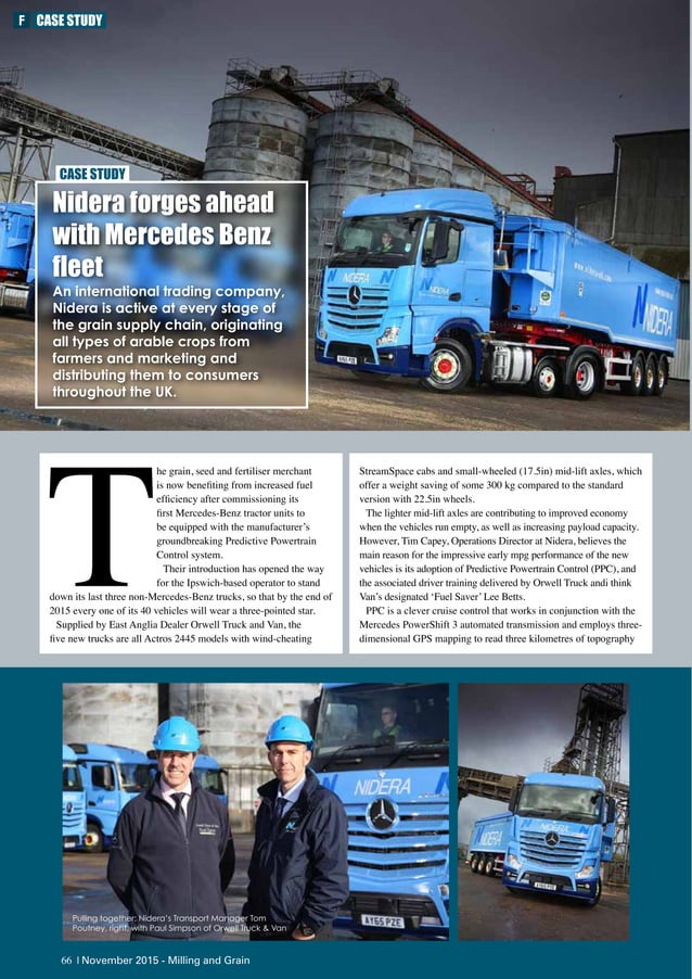 CASE STUDY - Nidera forges ahead with Mercedes Benz fleet | PDF