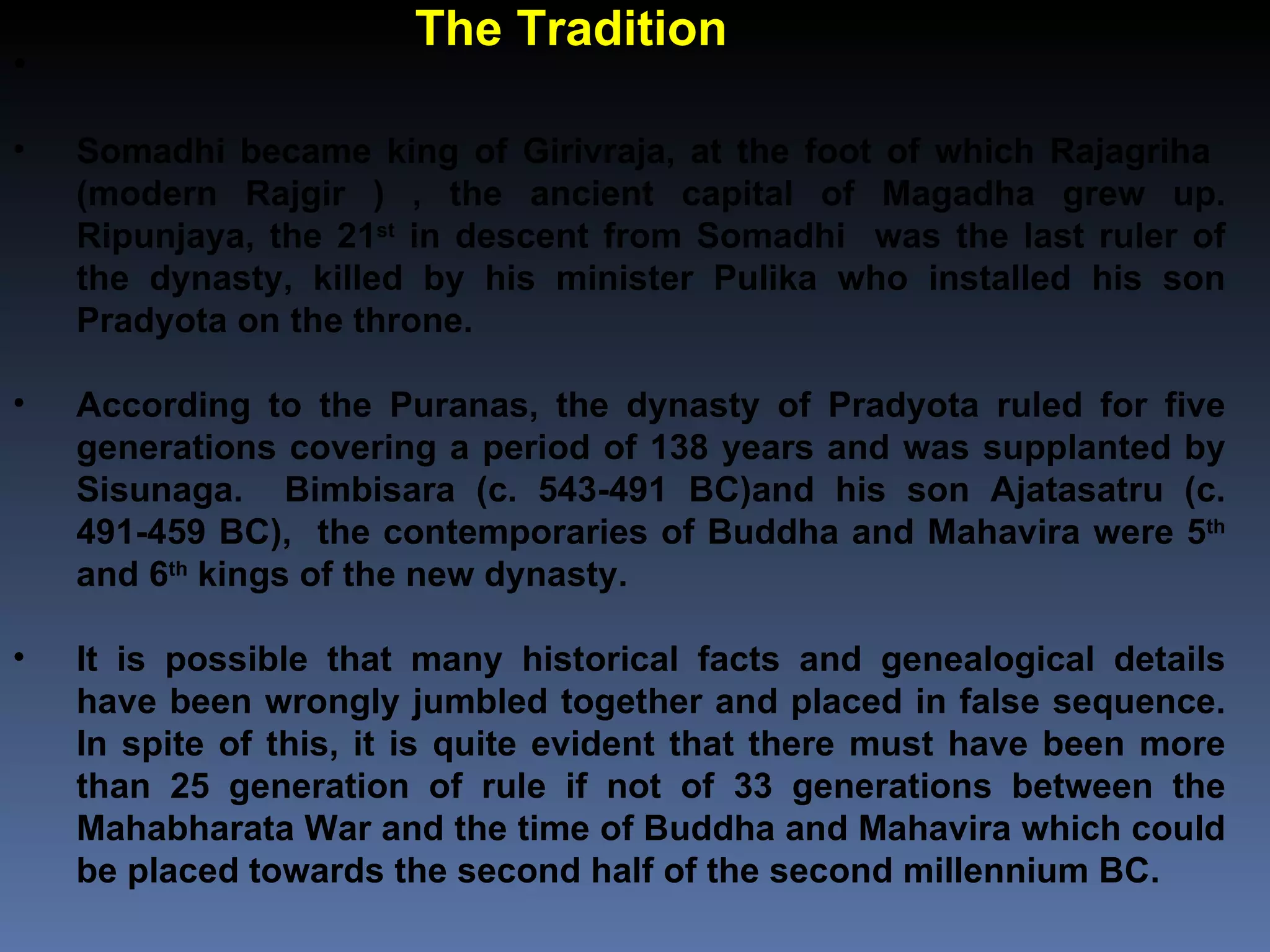 Magadha and Mahabharata : Archaeological indications from Rajgir Area ...