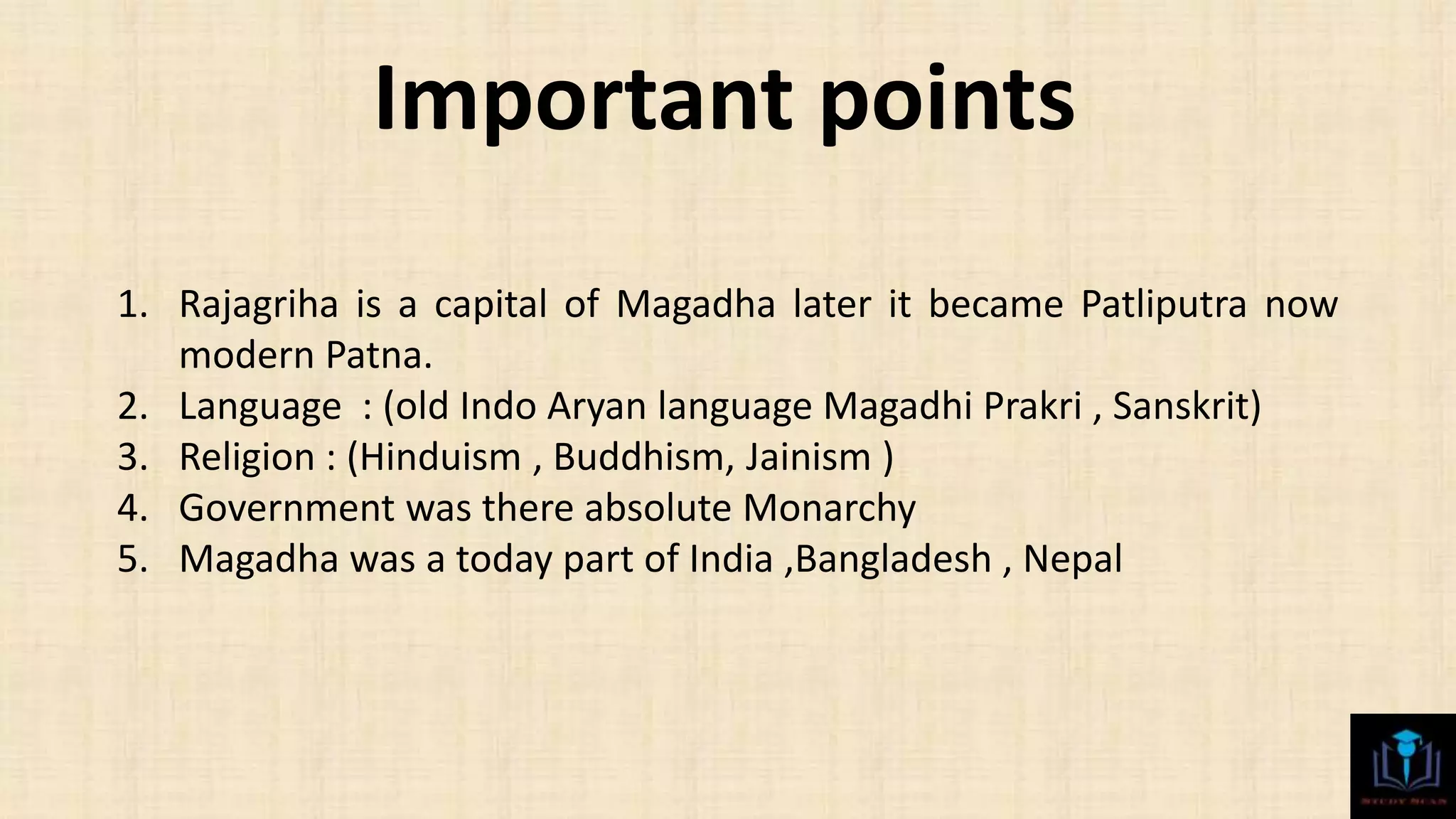 Magadh kingdom | PPTX