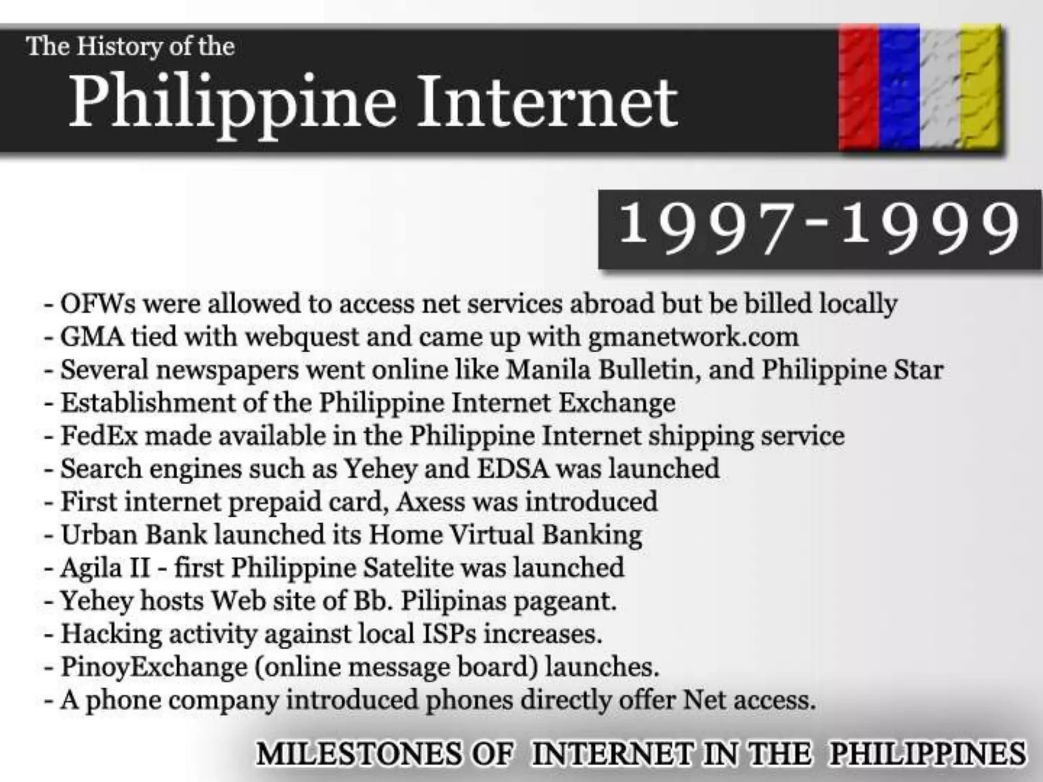 History of Internet by: Magalit, Christine | PPTX