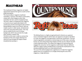 Magazine Analysis | PPT