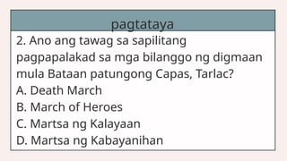 Pilipinas, Dagok, at Pamumukadkad sa Ilalim ng Panahon ng Pananakop ng ...