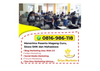 Call 0816-986-118, Magang Guru OTKP | PPT