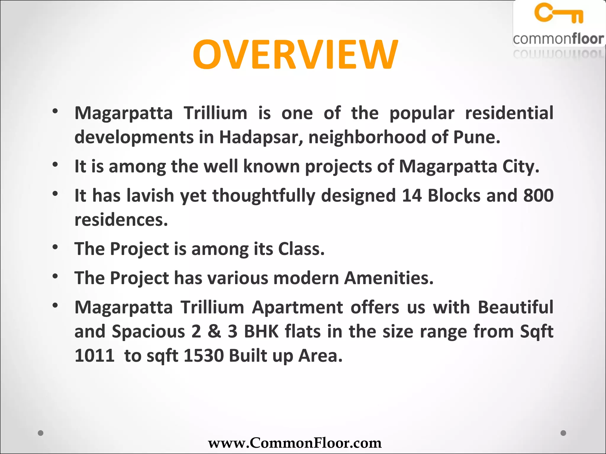 Magarpatta Trillium Pune | PPT