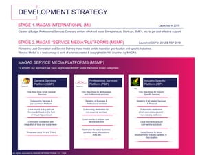 MAGAS SERVICES- INFO MEMO 2023 | PPT