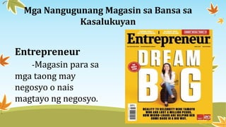 MAGASIN (Grade 8) FILIPINO | PPTX