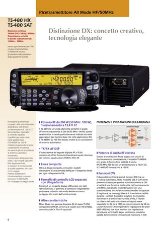 Kenwood: Catalogo Apparecchiature per Radioamatori | PDF