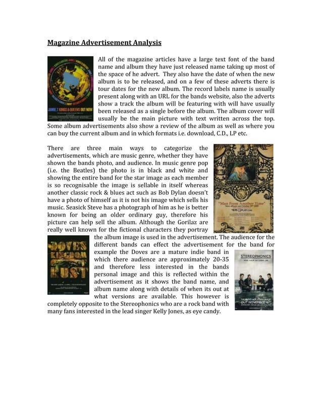 Magazine Article Analysis | DOCX