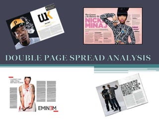 Double Page Spread Analysis | PPTX