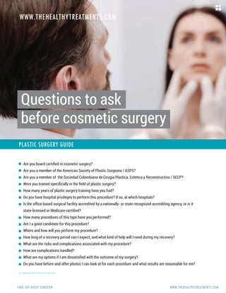 Plastic Surgery Guide | PDF