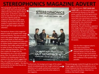 Magazine advert analysissss | PPT