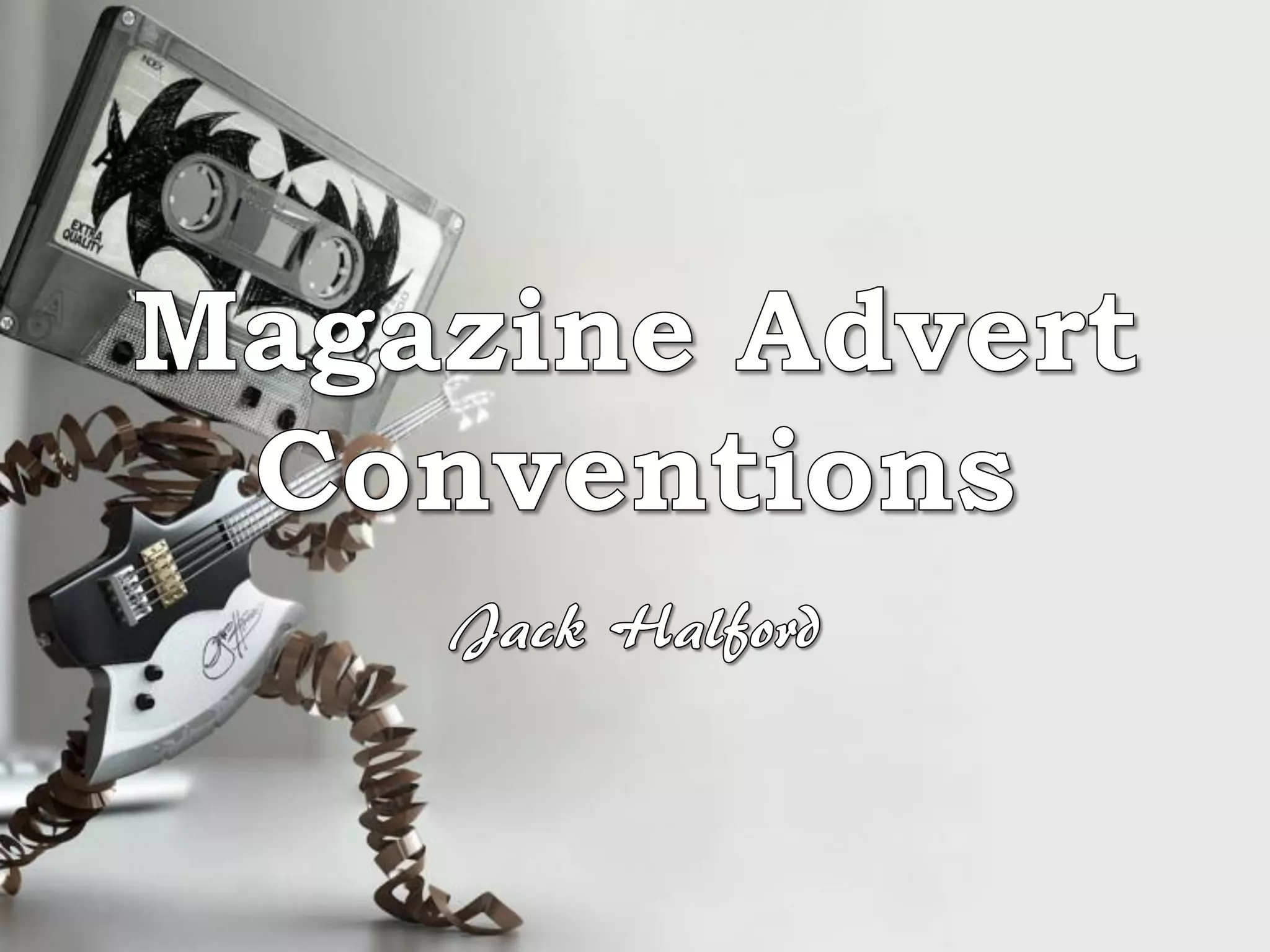 Magazine Advert Conventions | PPT