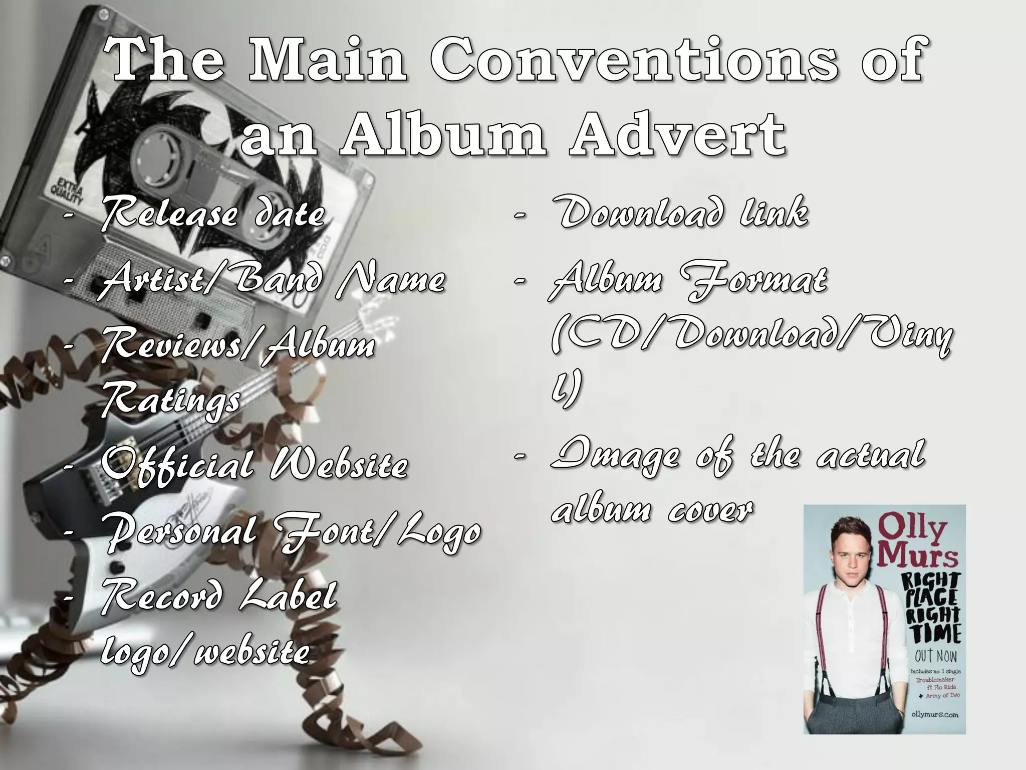 Magazine Advert Conventions | PPT