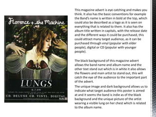 Magazine advert for albums | PPTX