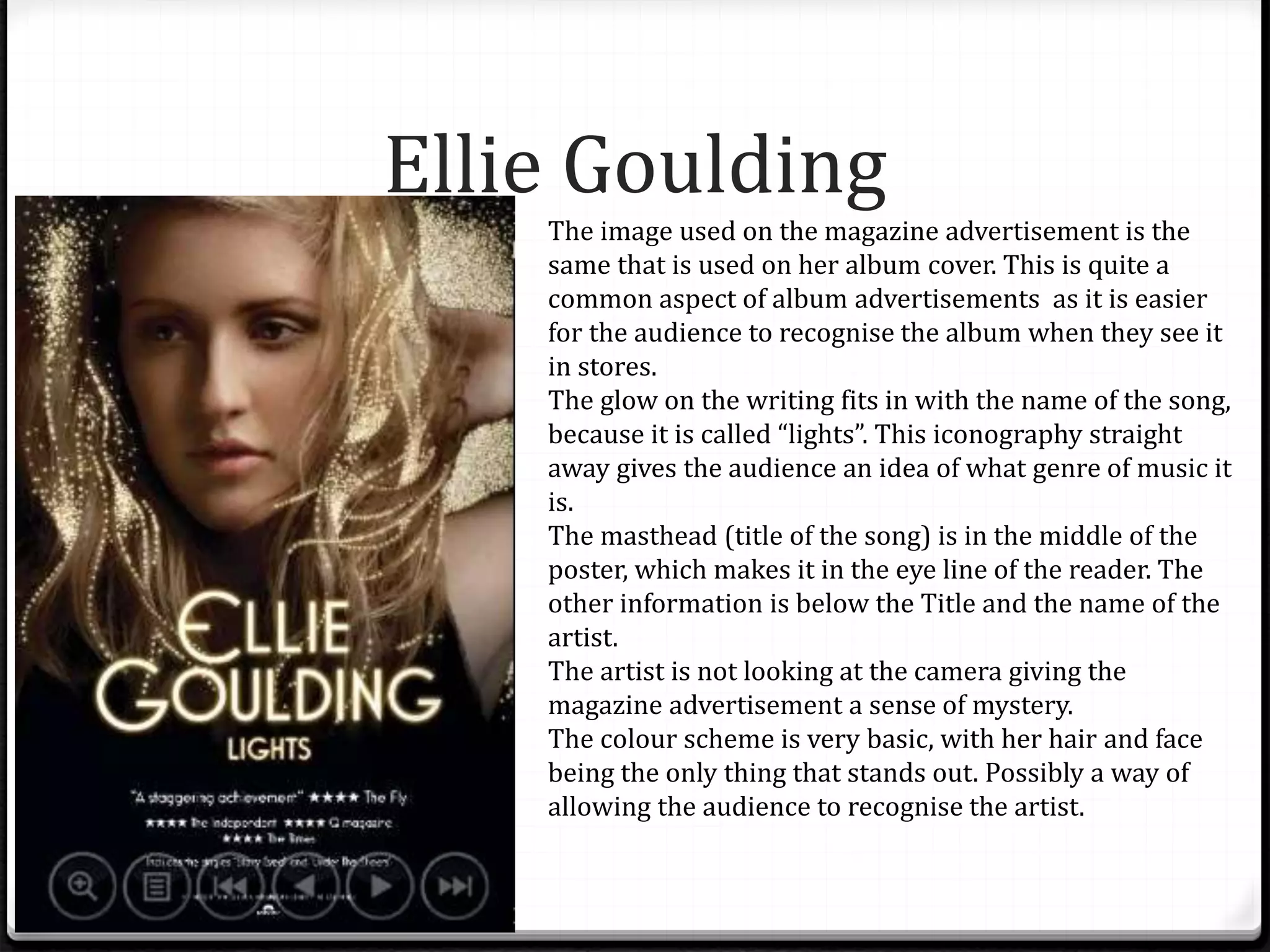 Magazine advertisements of albums | PPTX