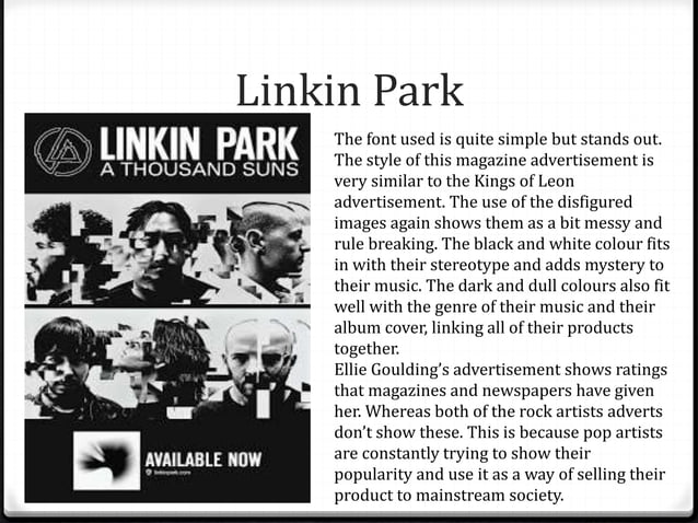 Magazine advertisements of albums | PPT