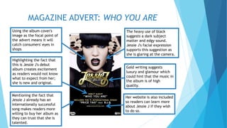 Magazine Advert Research | PPT