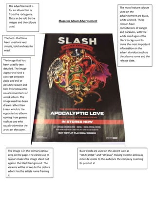 Magazine album advertisement 1 | PDF